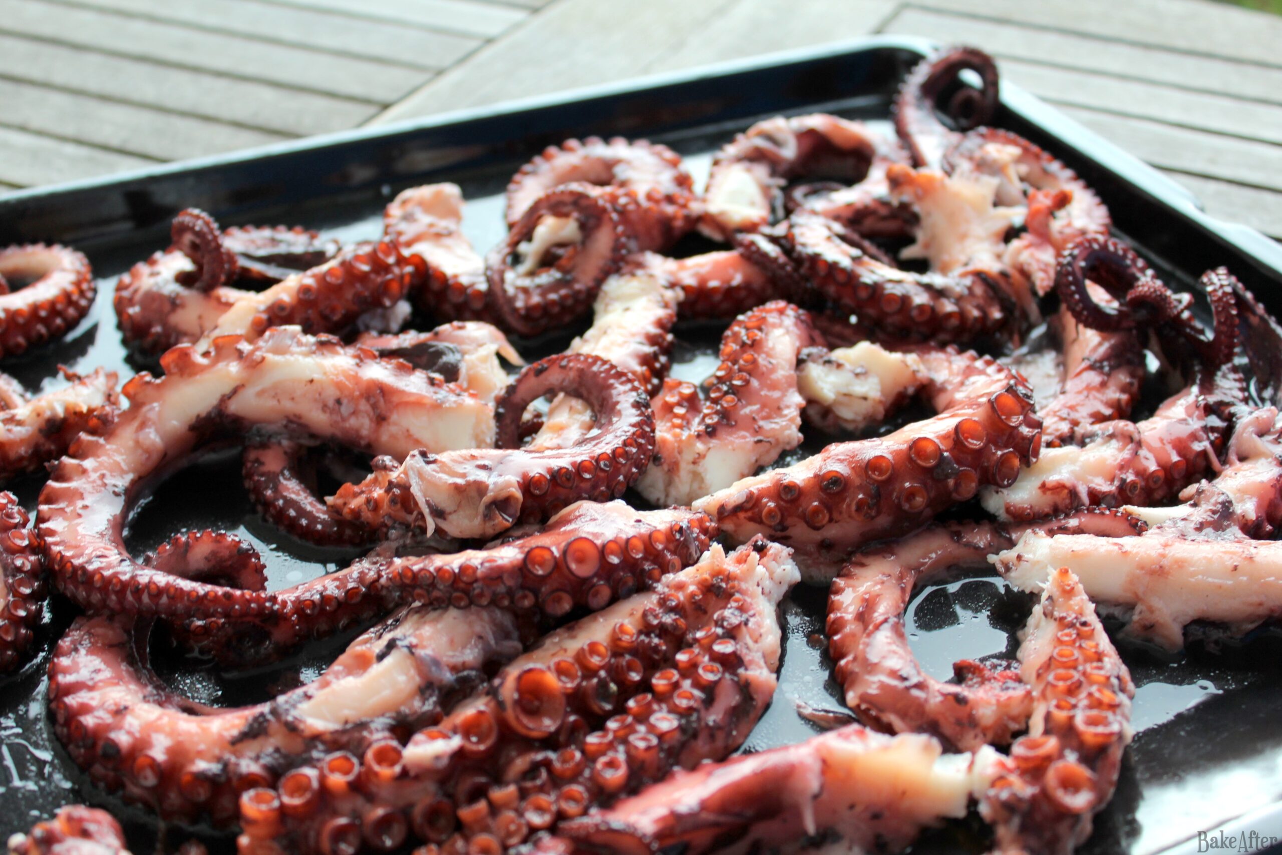Portuguese Roasted Octopus • Polvo Assado · Bake After Recipe