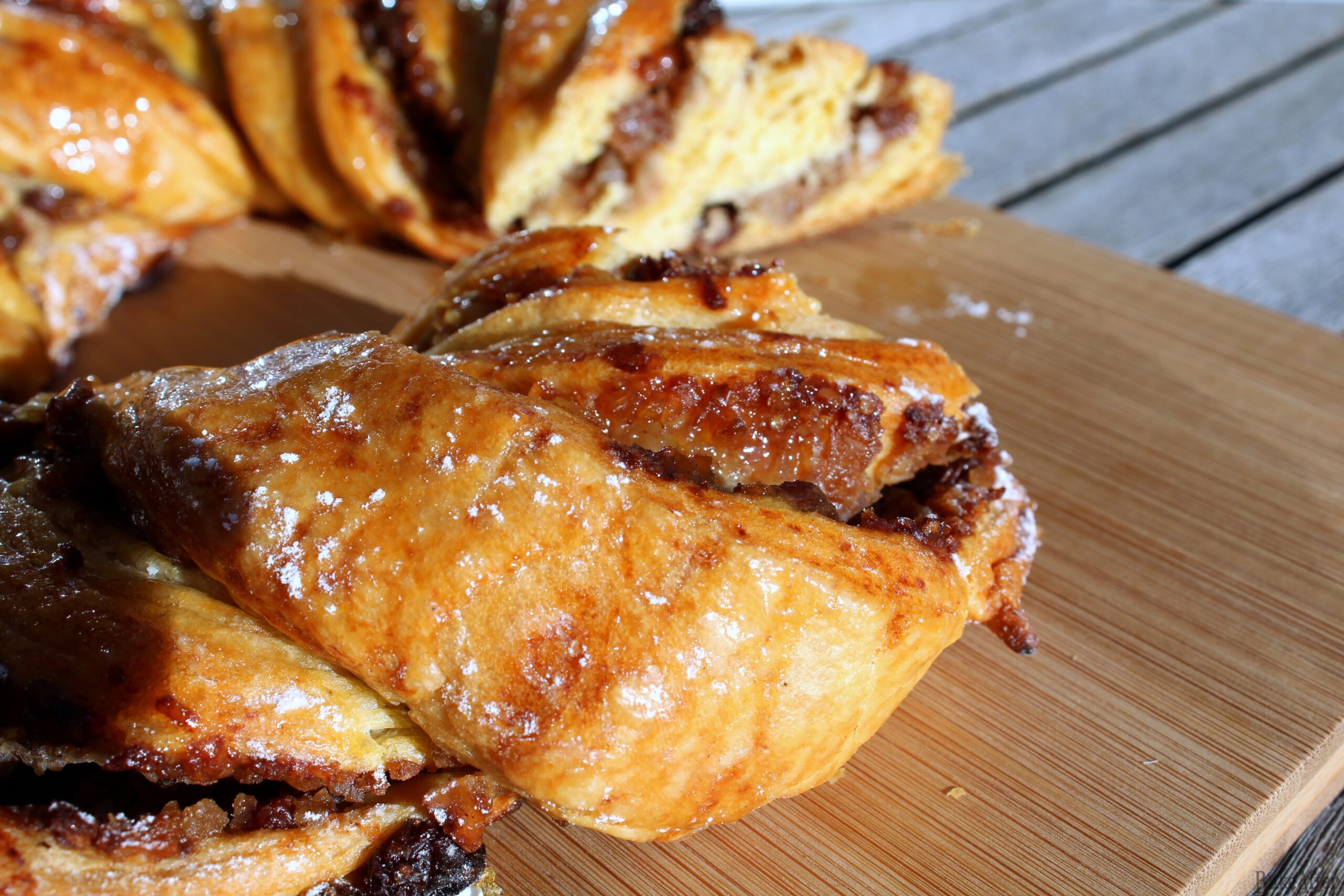 Portuguese Christmas Pastry Crown · Bake After Recipe