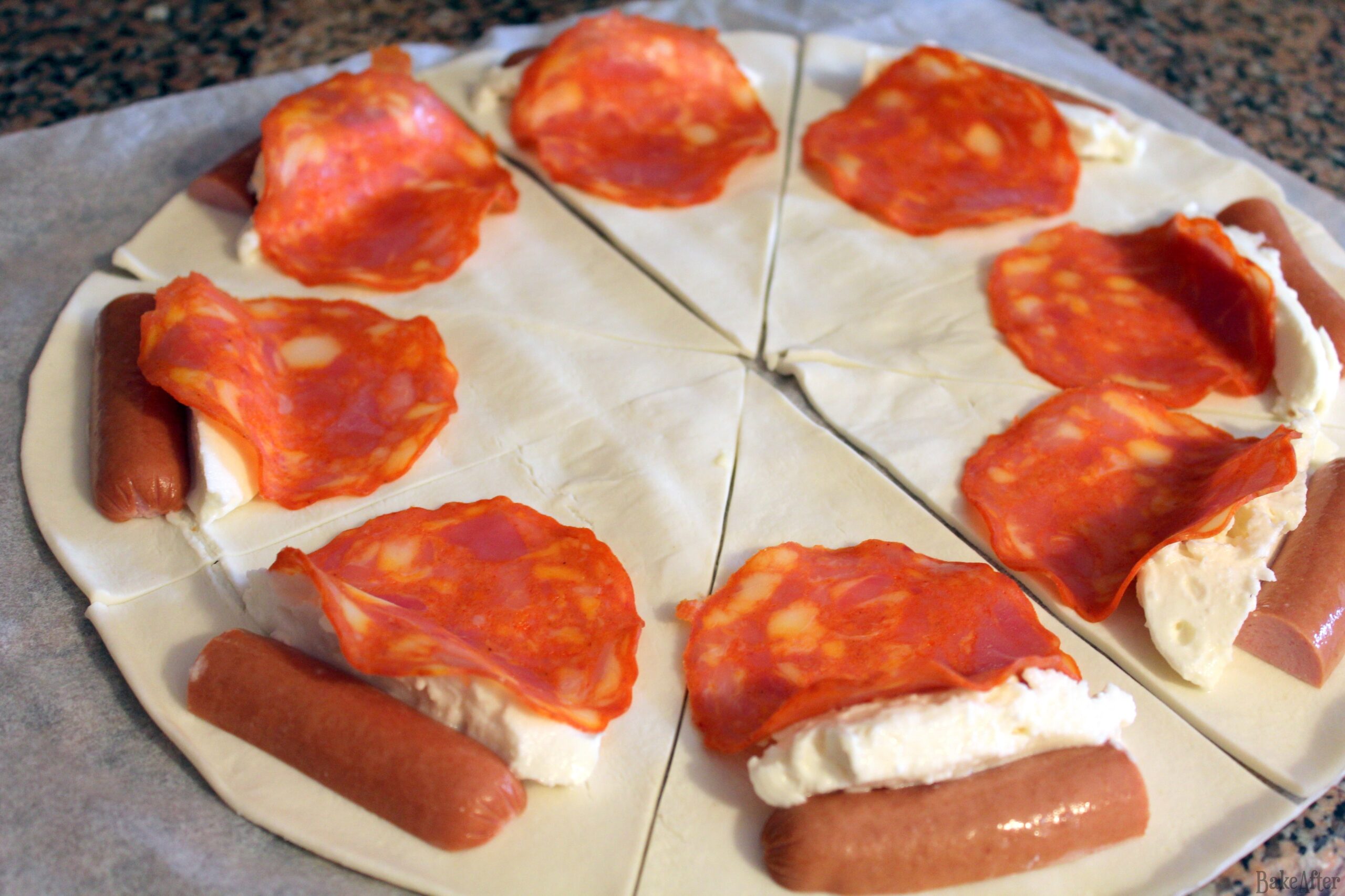 Mini Pizza Pasties · Bake After Recipe