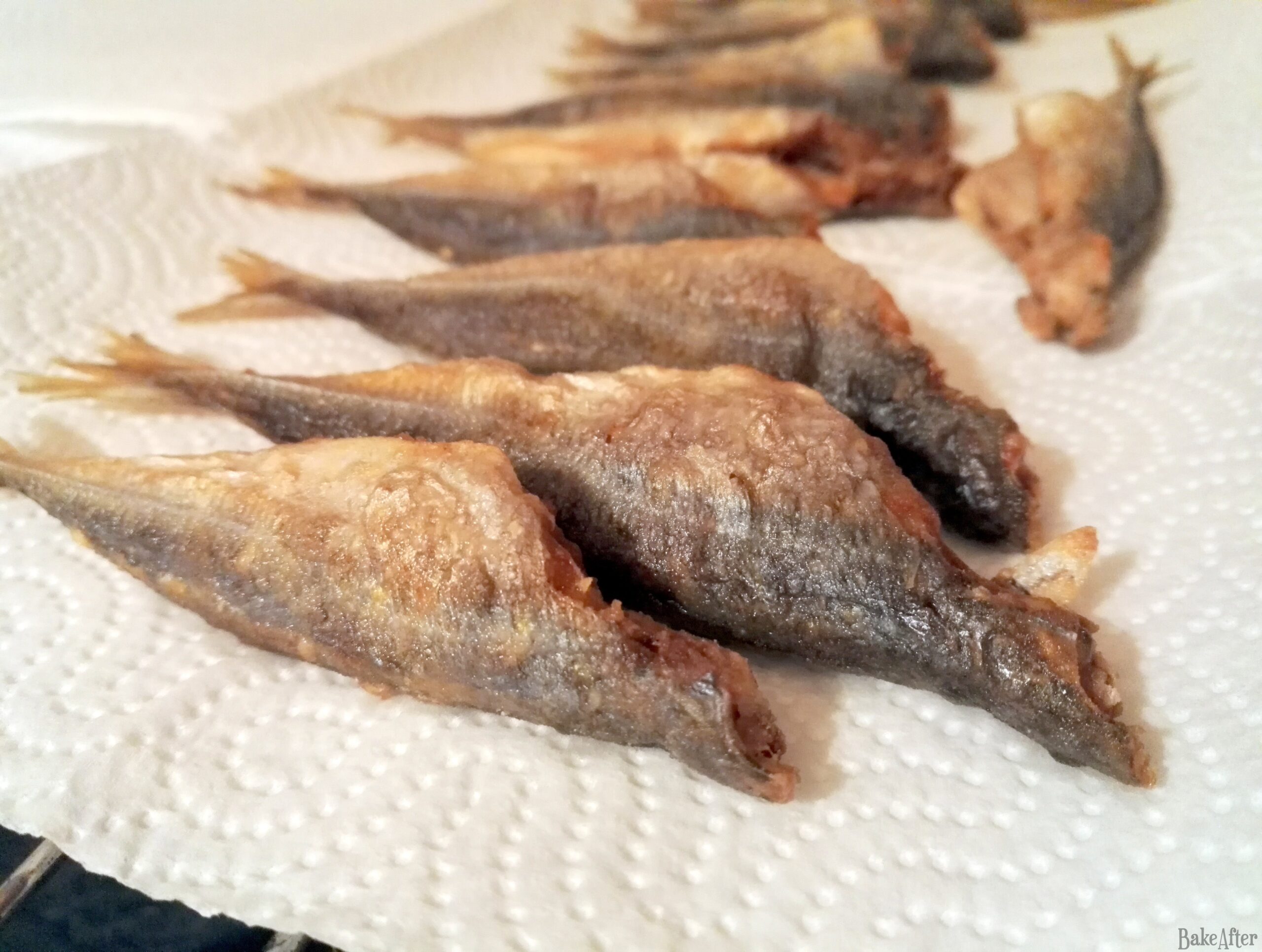 Portuguese Styled Fried Mackerel • Carapaus Fritos · Bake After Recipe