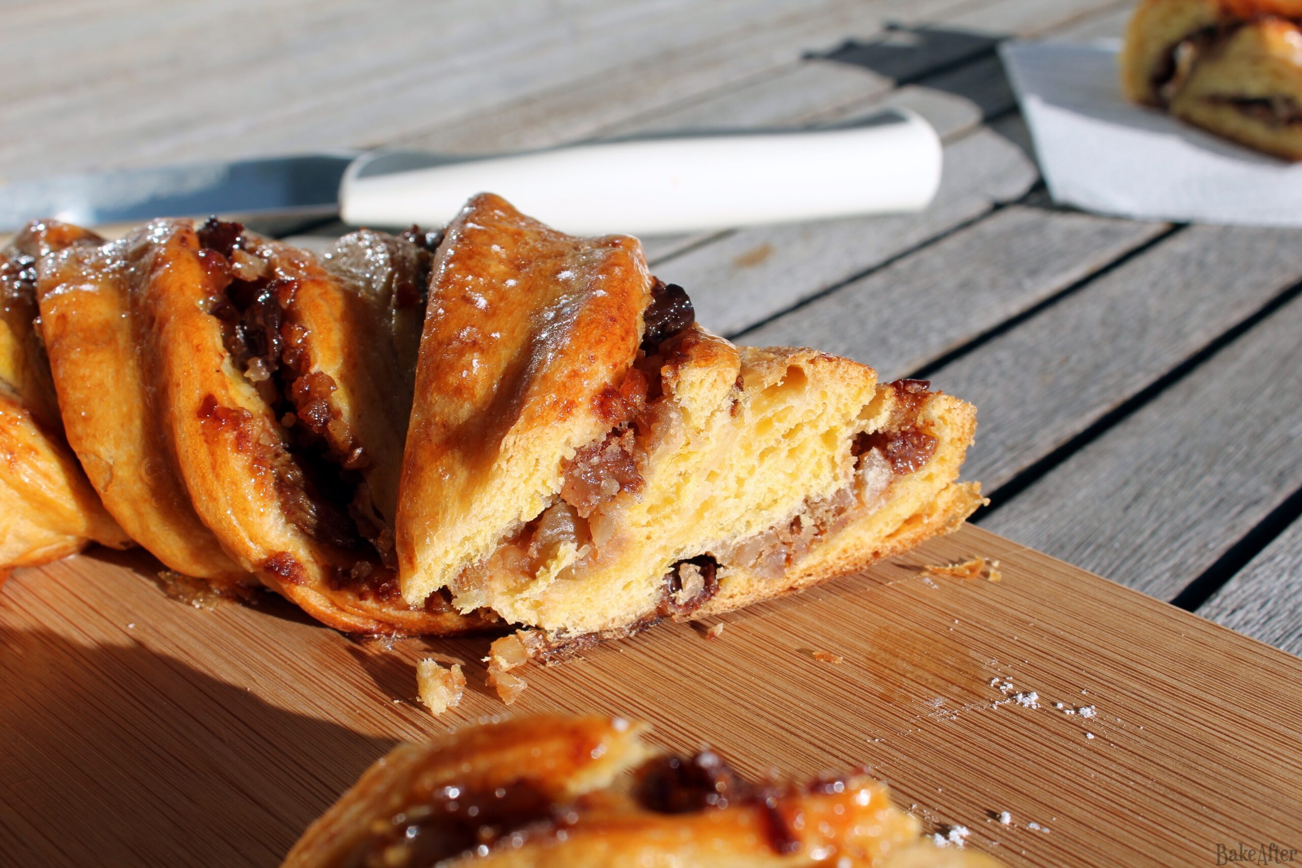 Portuguese Christmas Pastry Crown · Bake After Recipe