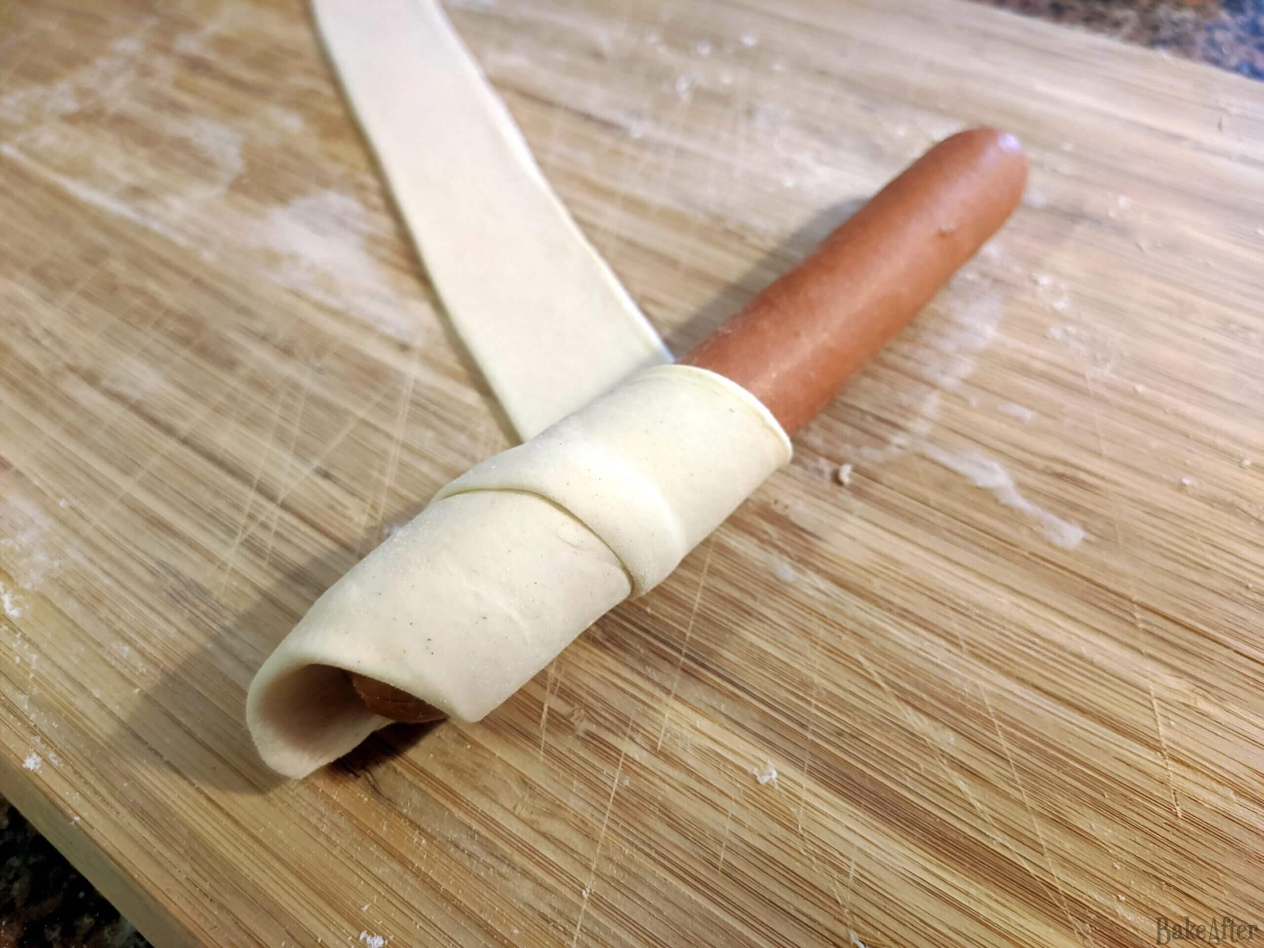 Halloween Mummy Rolled Sausages · Bake After Recipe