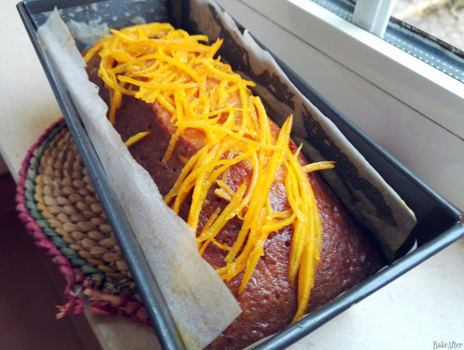 Orange Infused Syrup Moist Cake · Bake After Recipe