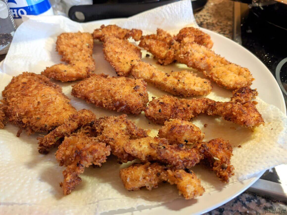 Easy and Crispy Panko Fried Chicken Strips · Bake After Recipe