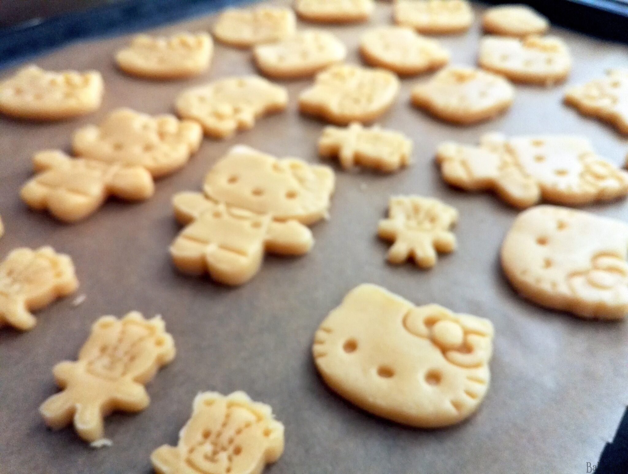 Kawaii Hello Kitty Butter Cookies · Bake After Recipe