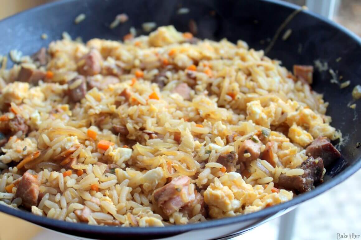Leftover Sushi Fried Rice · Bake After Recipe