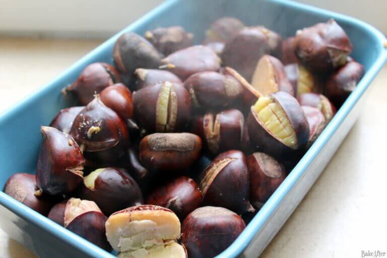 Traditional Boiled Chestnuts · Bake After Recipe