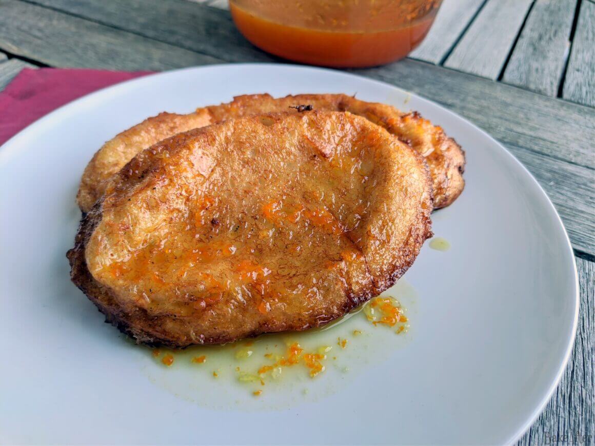 Portuguese Deep Fried French Toast with Orange Syrup • Rabanadas de ...