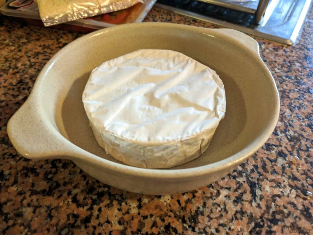 Christmas Roasted Brie Cheese with Peppers · Bake After Recipe