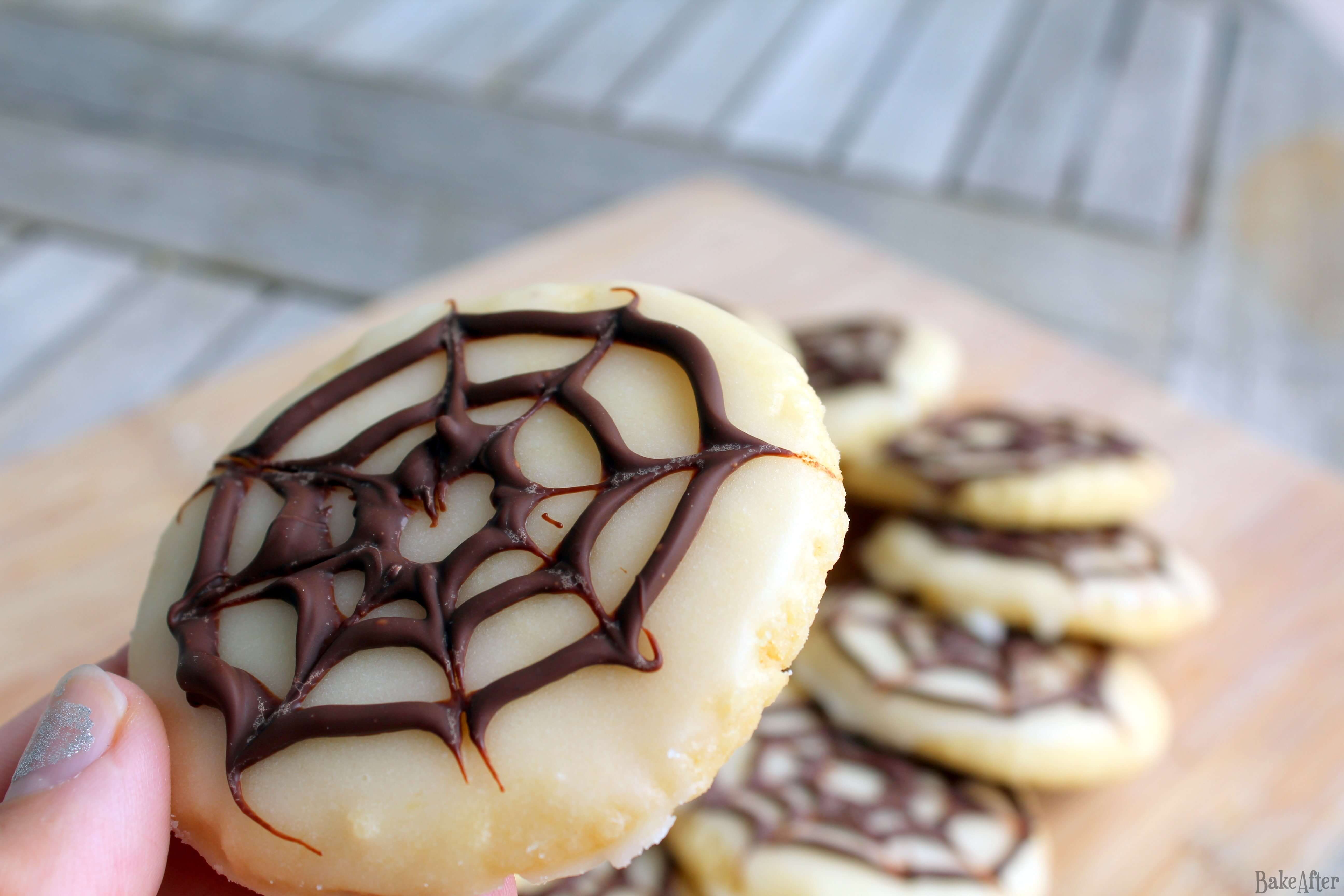Spider Web Cookie Recipe Halloween Spider Web Cookies Bitz & Giggles