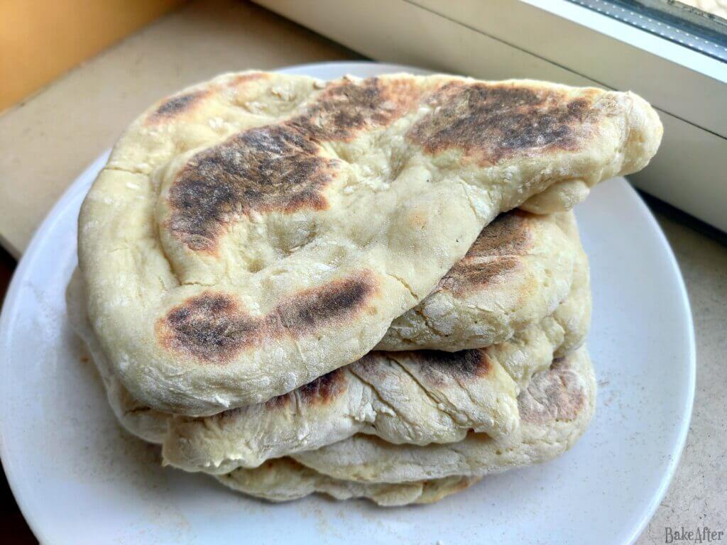 Soft and Fluffy Indian Naan Flatbread · Bake After Recipe