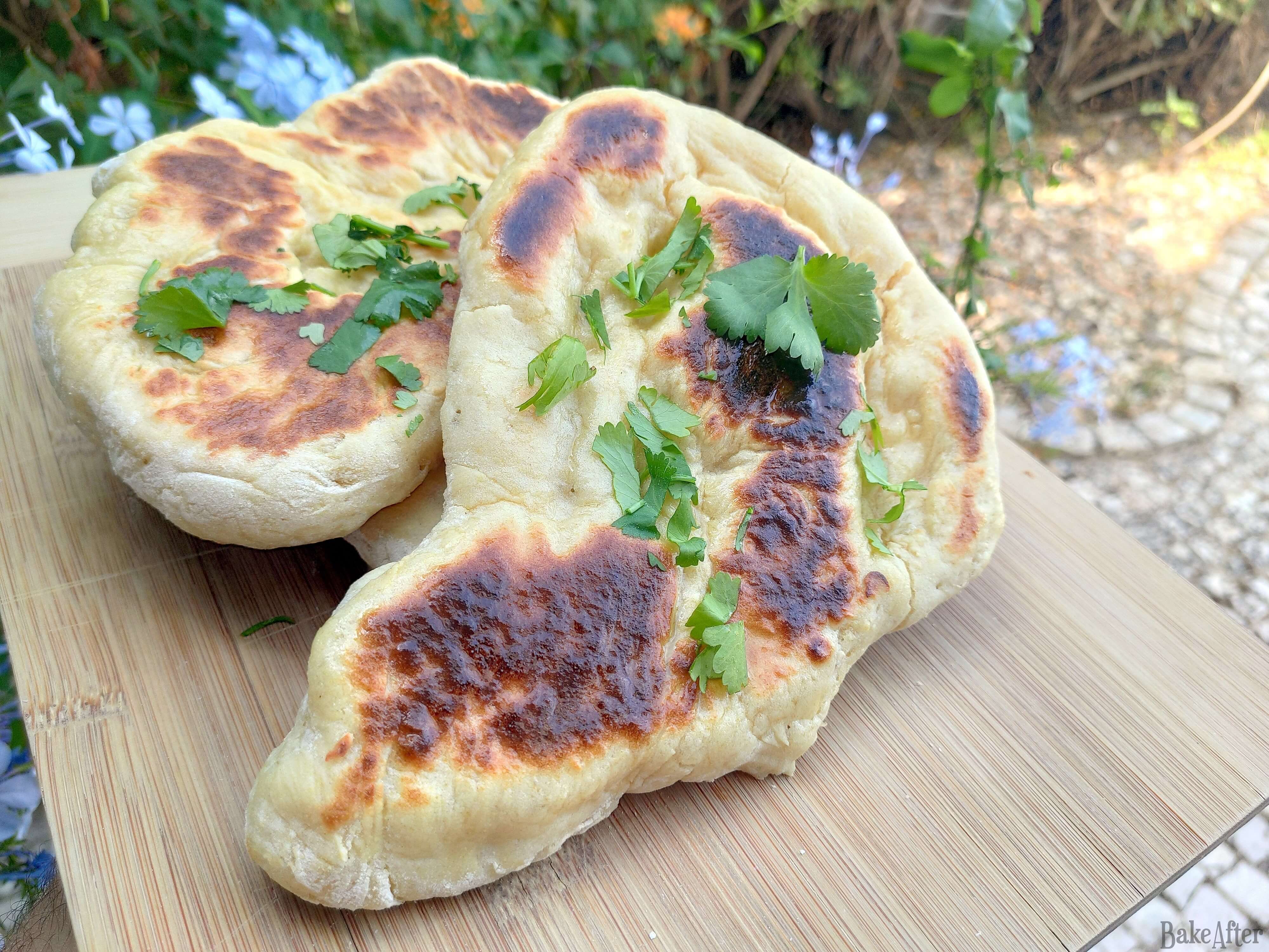 Soft and Fluffy Indian Naan Flatbread · Bake After Recipe