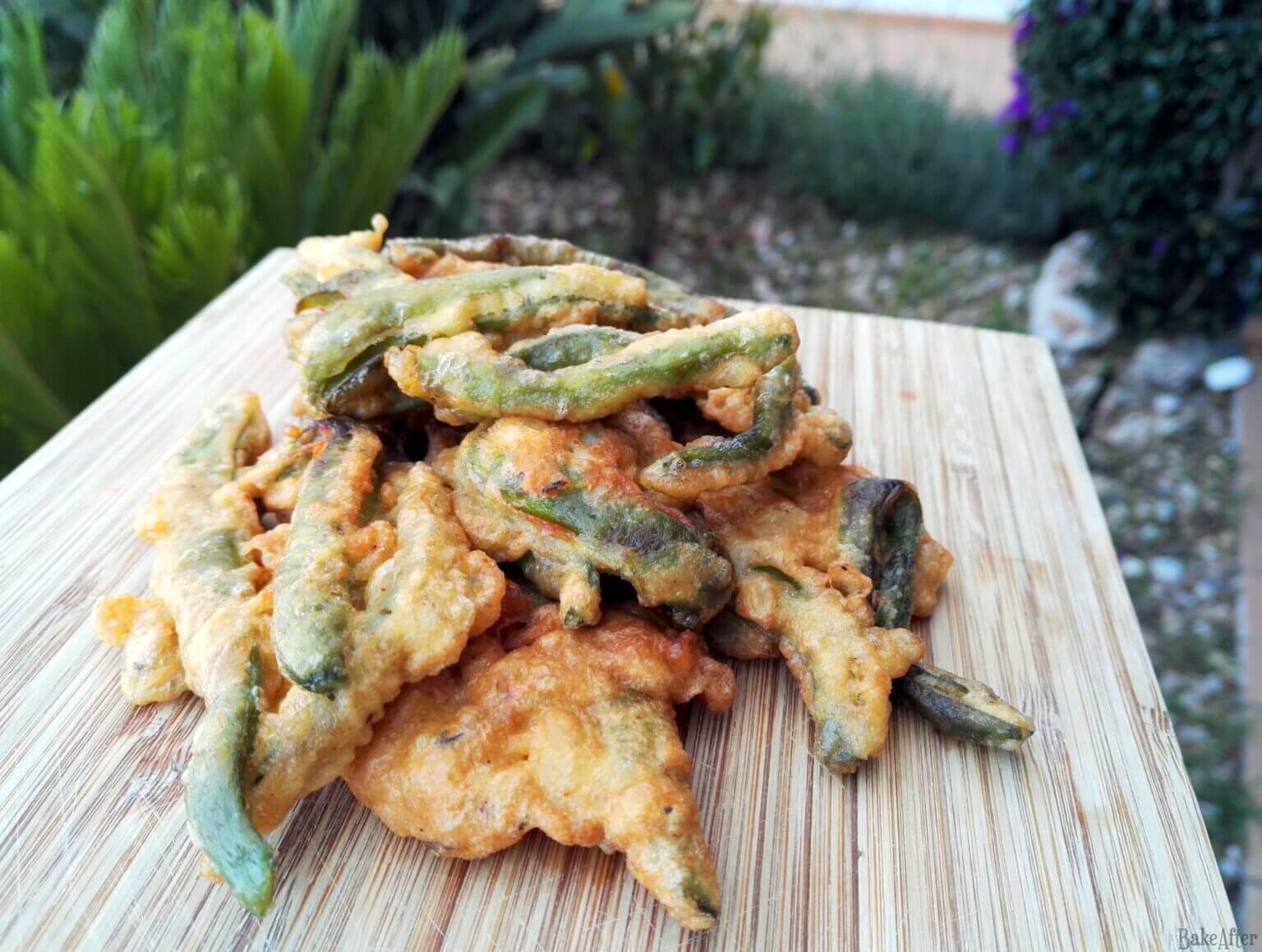 Portuguese Fried Green Beans with Batter • Peixinhos da Horta Rústicos ...