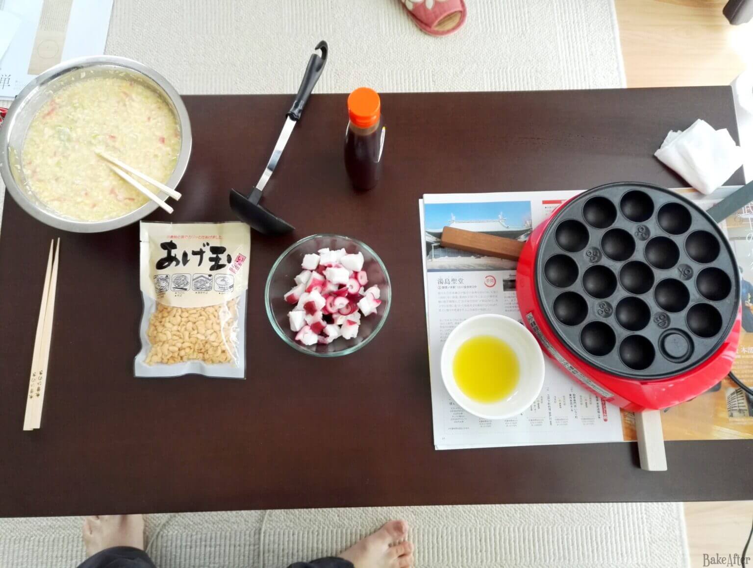 Japanese Takoyaki • Fried Battered Octopus Balls · Bake After Recipe