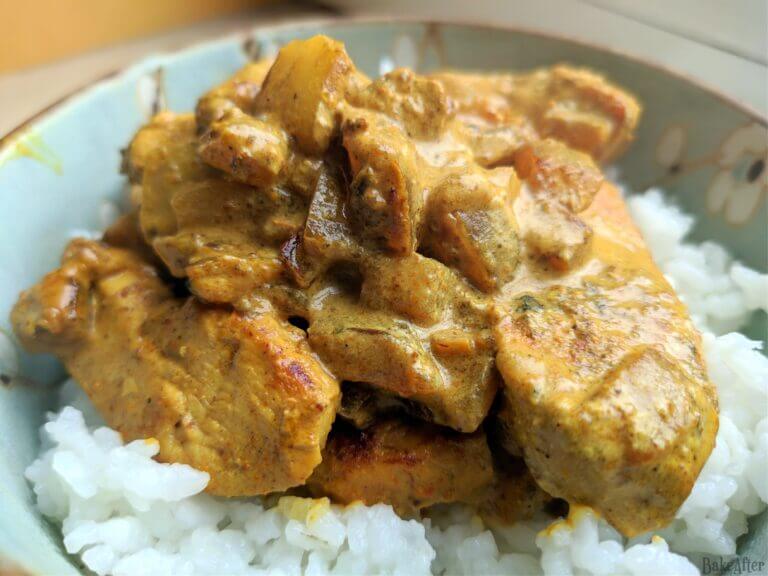 Quick Spicy Curry Chicken Breast over Rice · Bake After Recipe