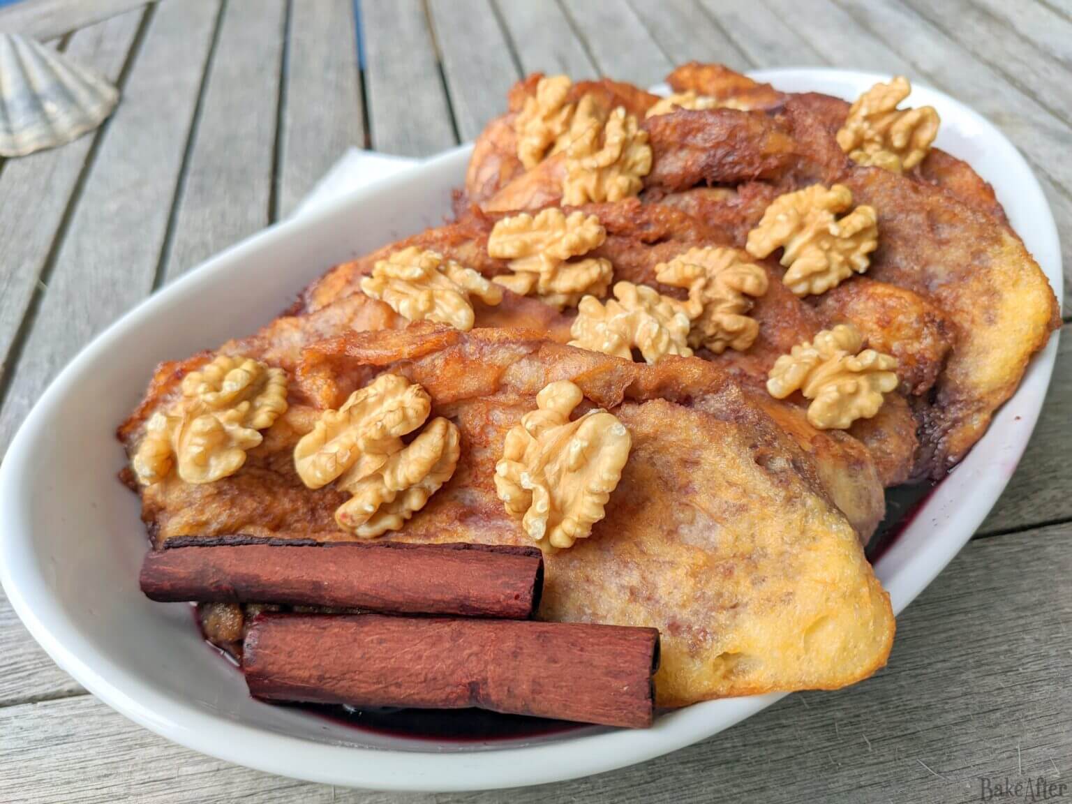Portuguese Christmas Deep Fried French Toast with Port Wine Syrup ...