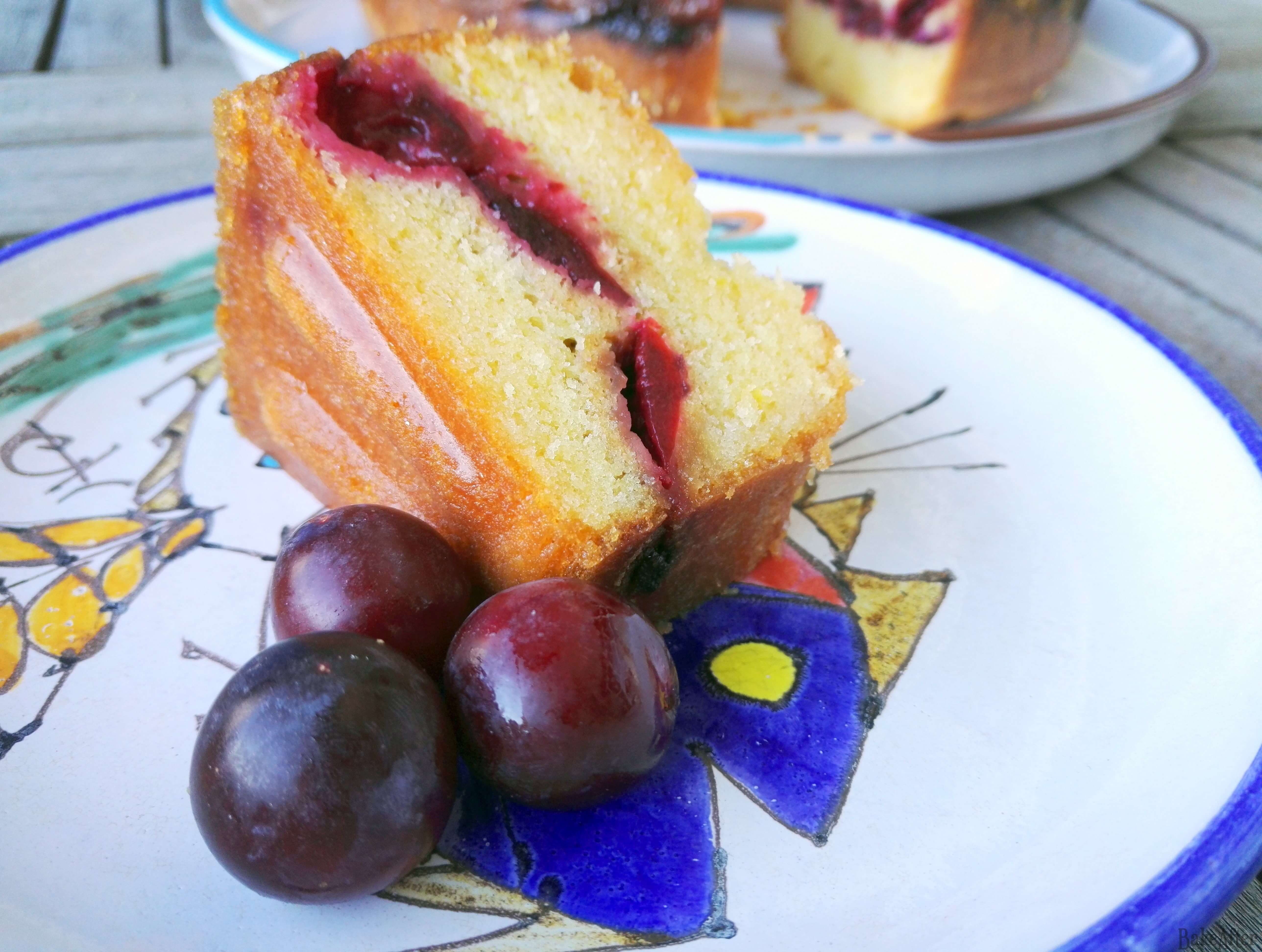 Homemade Creamy Plum with Maria Biscuit Cake · Bake After Recipe