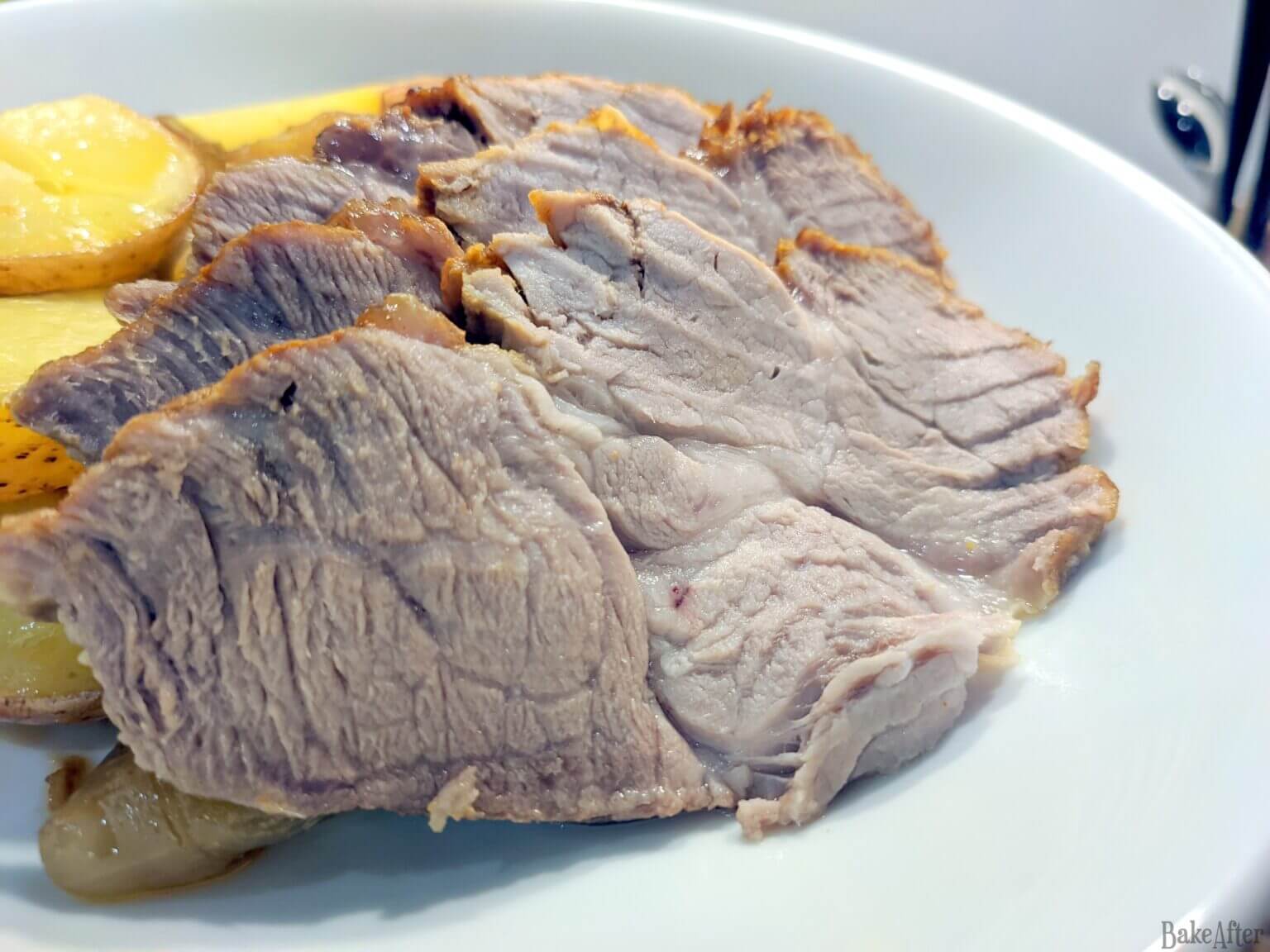 Smoky Paprika Roasted Pork Neck with Golden Potatoes · Bake After Recipe