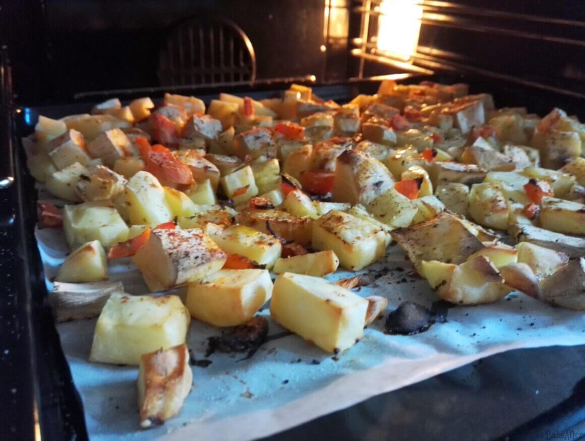 Tuna & Egg Creamy Roasted Potato Salad · Bake After Recipe