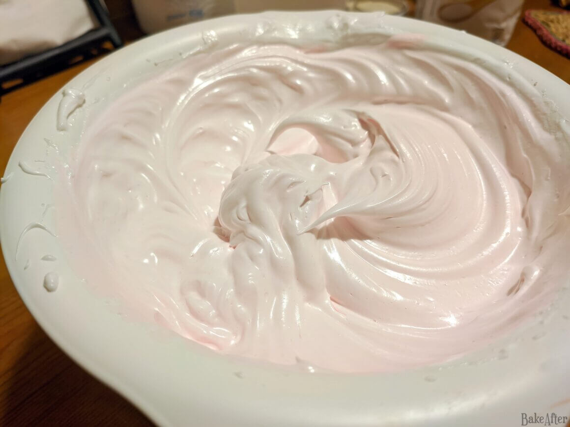 Sweet Pink Baked Meringue Puffs · Bake After Recipe