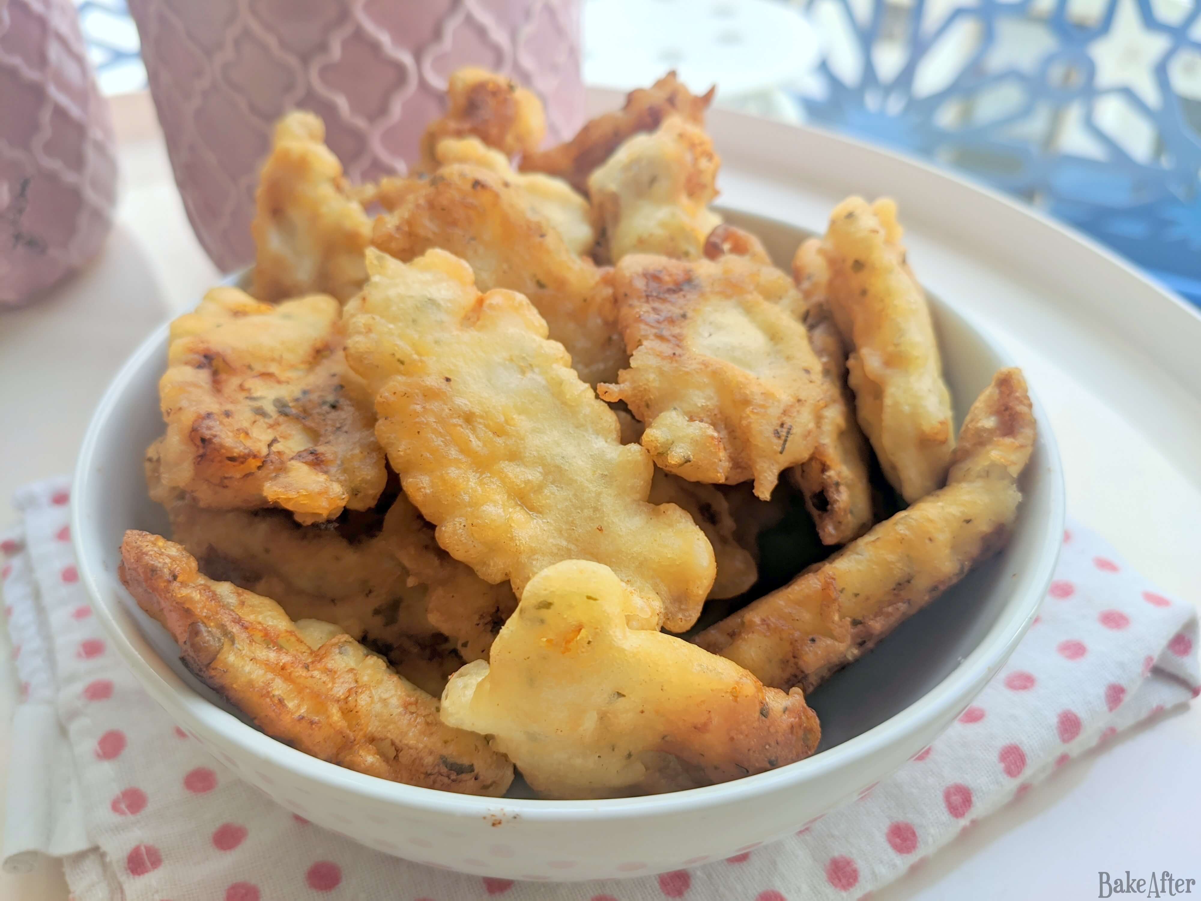 Crispy Battered Fried Hake Fish Fingers · Bake After Recipe